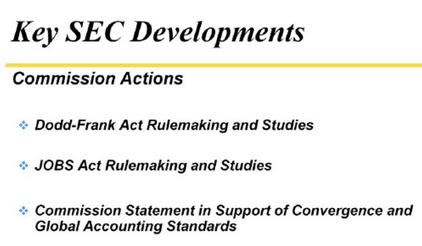 SEC Releases Presentation On Common Financial Reporting Issues For ...