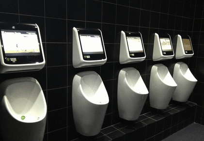 Captive Media Raises Over £250K For Interactive Urinals | Crowdfund Insider