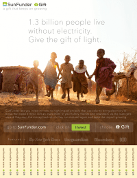 SunFunder Offers Gift Of Solar Empowerment | Crowdfund Insider