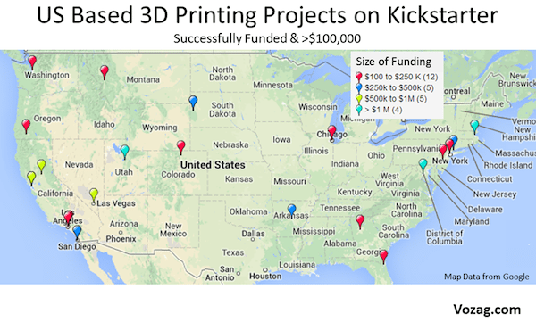 Kickstarter’s 3D Printing CrowdFunded Projects Shows A Diversity Of ...