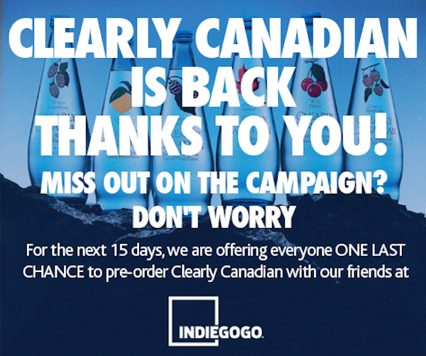 Sparkling Flavored Water Clearly Canadian Returns To Fans Through New ...