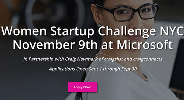 Women Startup Challenge NYC Teams Up With Craig Newmark Of Craigslist ...