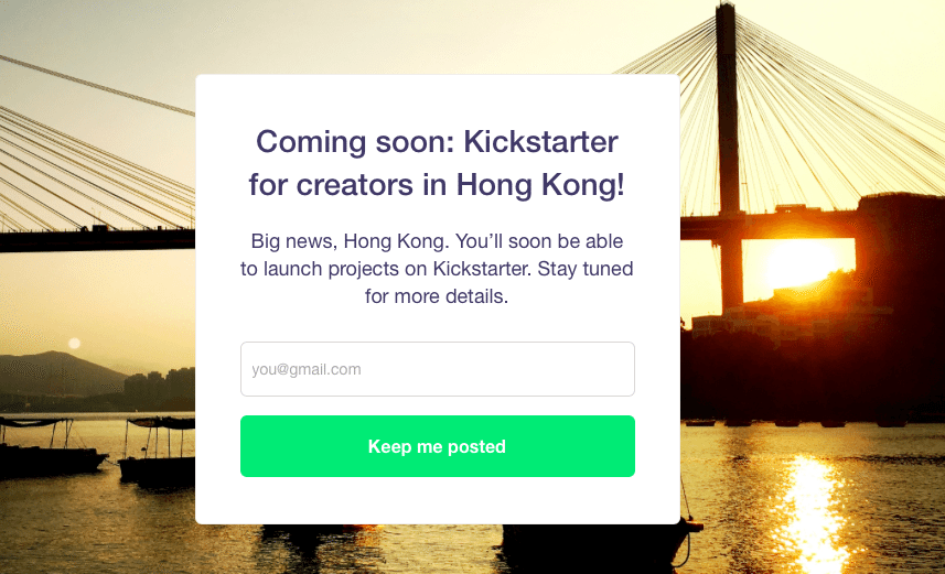 Brief: Kickstarter Opens Doors For Hong Kong & Singapore Project ...