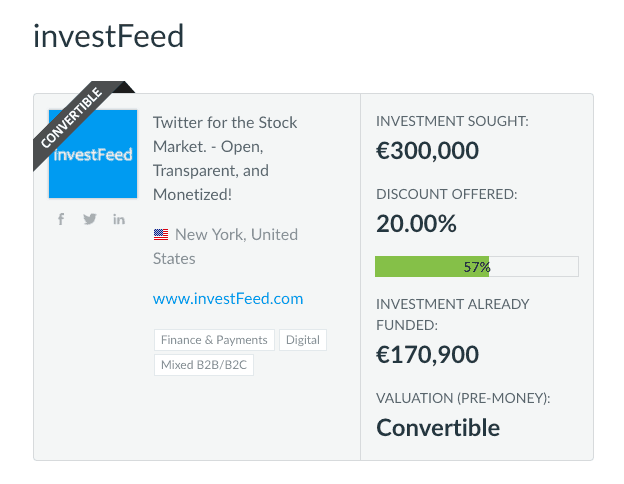 US Based Fintech Firm InvestFeed Crowdfunds On Seedrs | Crowdfund Insider