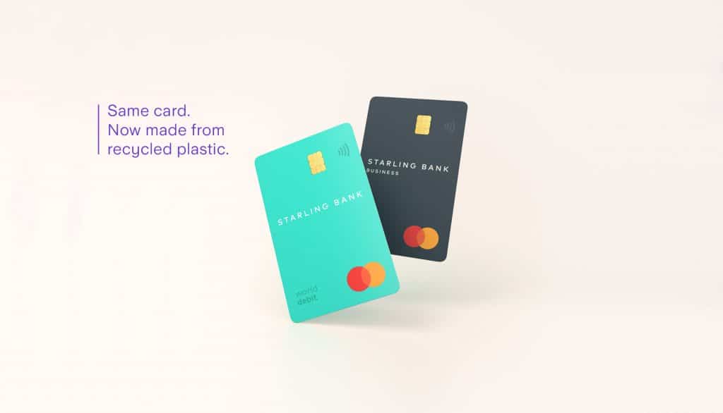Starling Bank Unveils Recycled Plastic Debit Cards | Crowdfund Insider