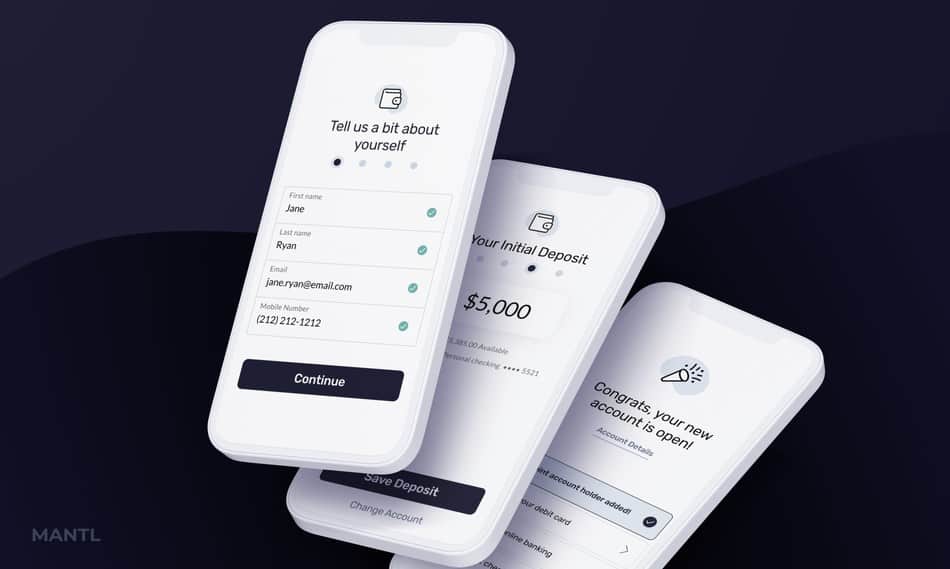 Digital Account Opening Solution For Banks & Credit Unions MANTL ...